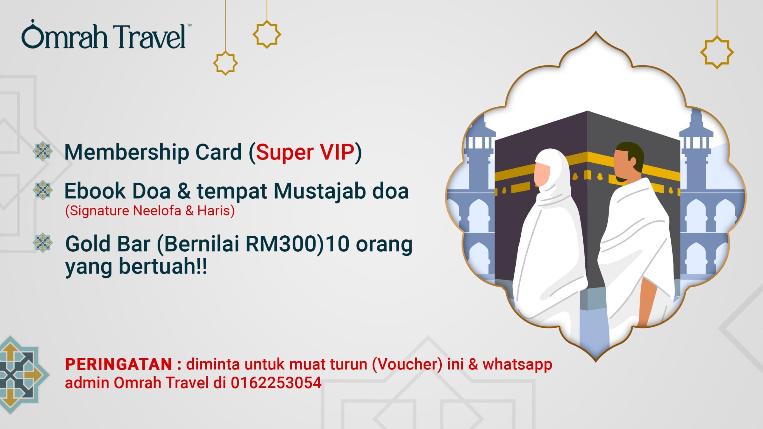 Hadiah Istimewa 100 Yang Terawal - Omrahtravel